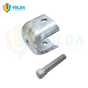 Galvanized Angle Adapter with 3/8" Threaded Hole - Volda